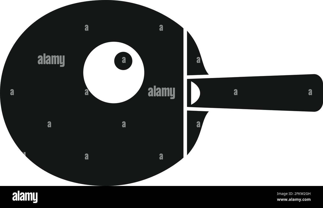 Ping pong paddle icon, simple style Stock Vector Image & Art - Alamy