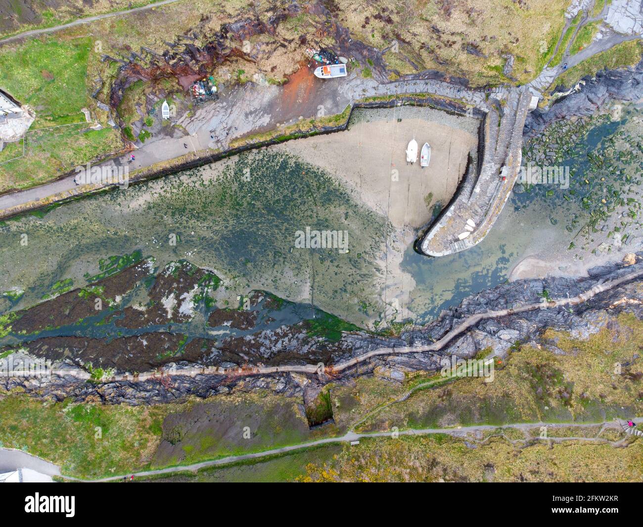 Boscastle aerial hi-res stock photography and images - Alamy