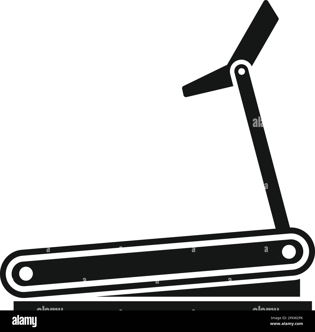 Treadmill icon, simple style Stock Vector Image & Art - Alamy