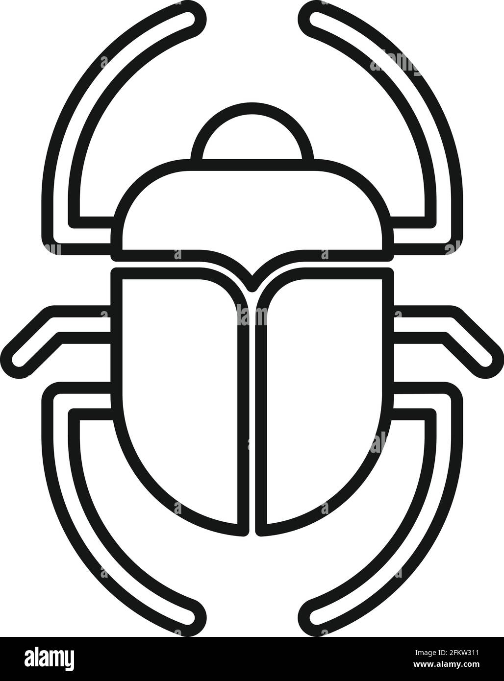 Beetle bug insect pixel Stock Vector Images - Alamy