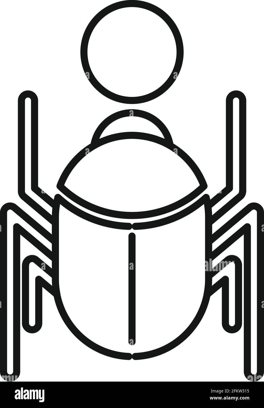 Ra egypt god line Stock Vector Images - Alamy