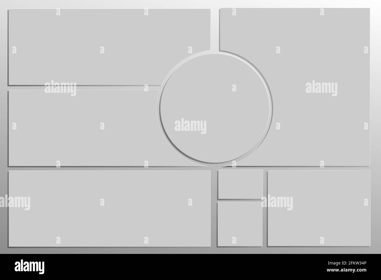 mood Board, layout, template for creating presentations, whiteboards ...