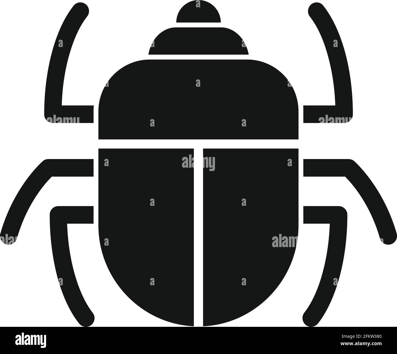 Sacred scarab beetle icon, simple style Stock Vector Image & Art - Alamy