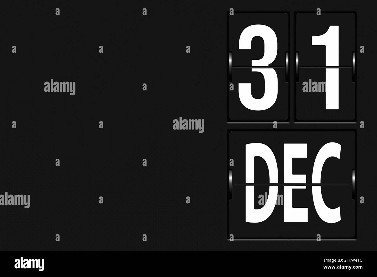 December 31st . Day 31 of month, Calendar date. Calendar in the form of ...