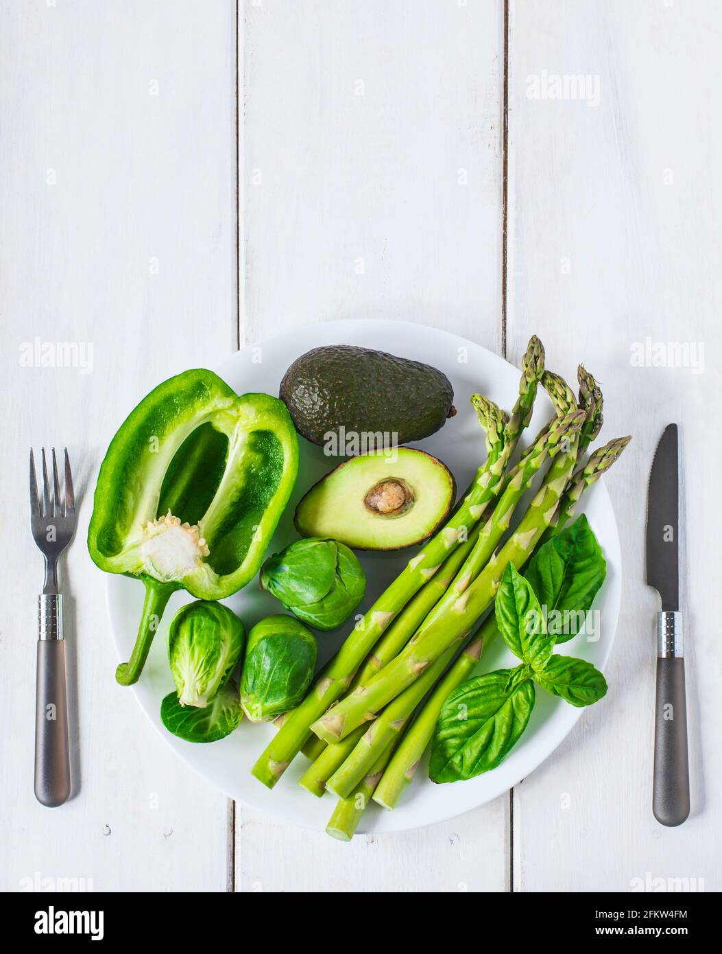Plate of food top view hi-res stock photography and images - Alamy