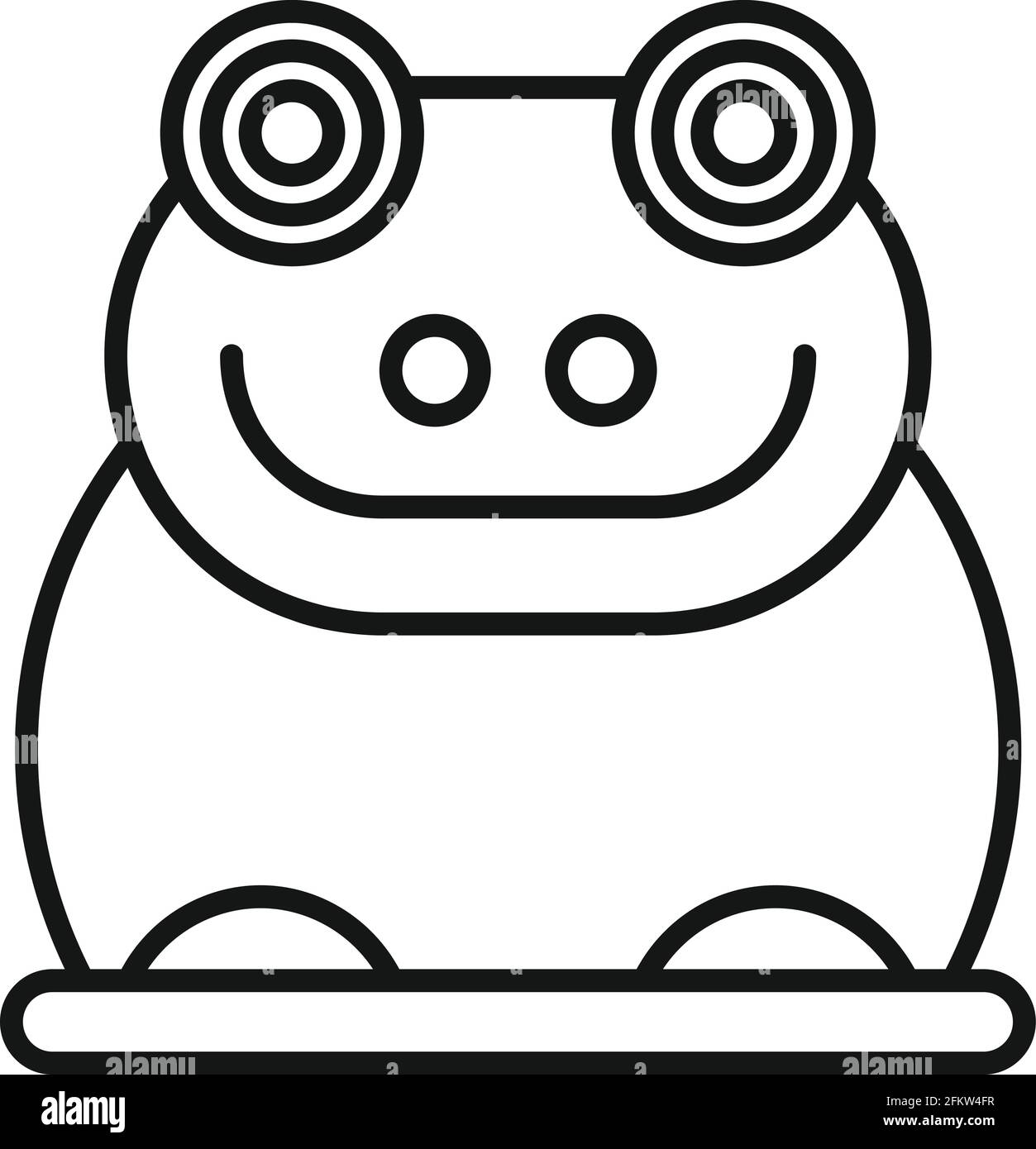 Frog Line Art High Resolution Stock Photography and Images - Alamy