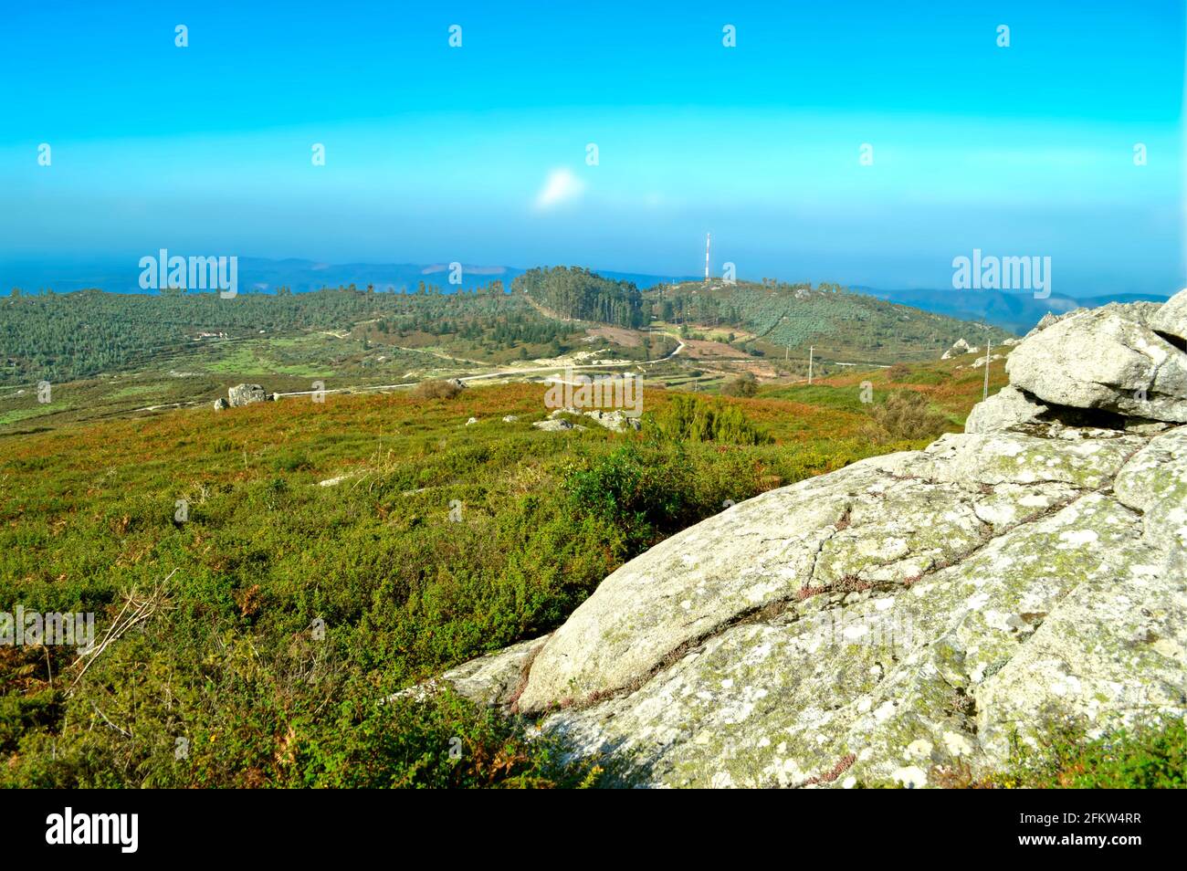 Foia the highest mountain of Algarve in Portugal Stock Photo - Alamy