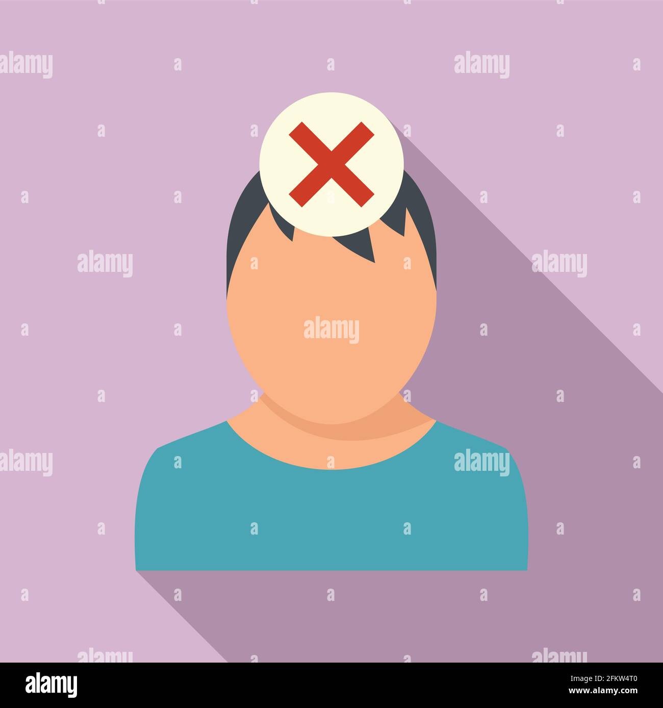 Girl rejected school Stock Vector Images - Alamy