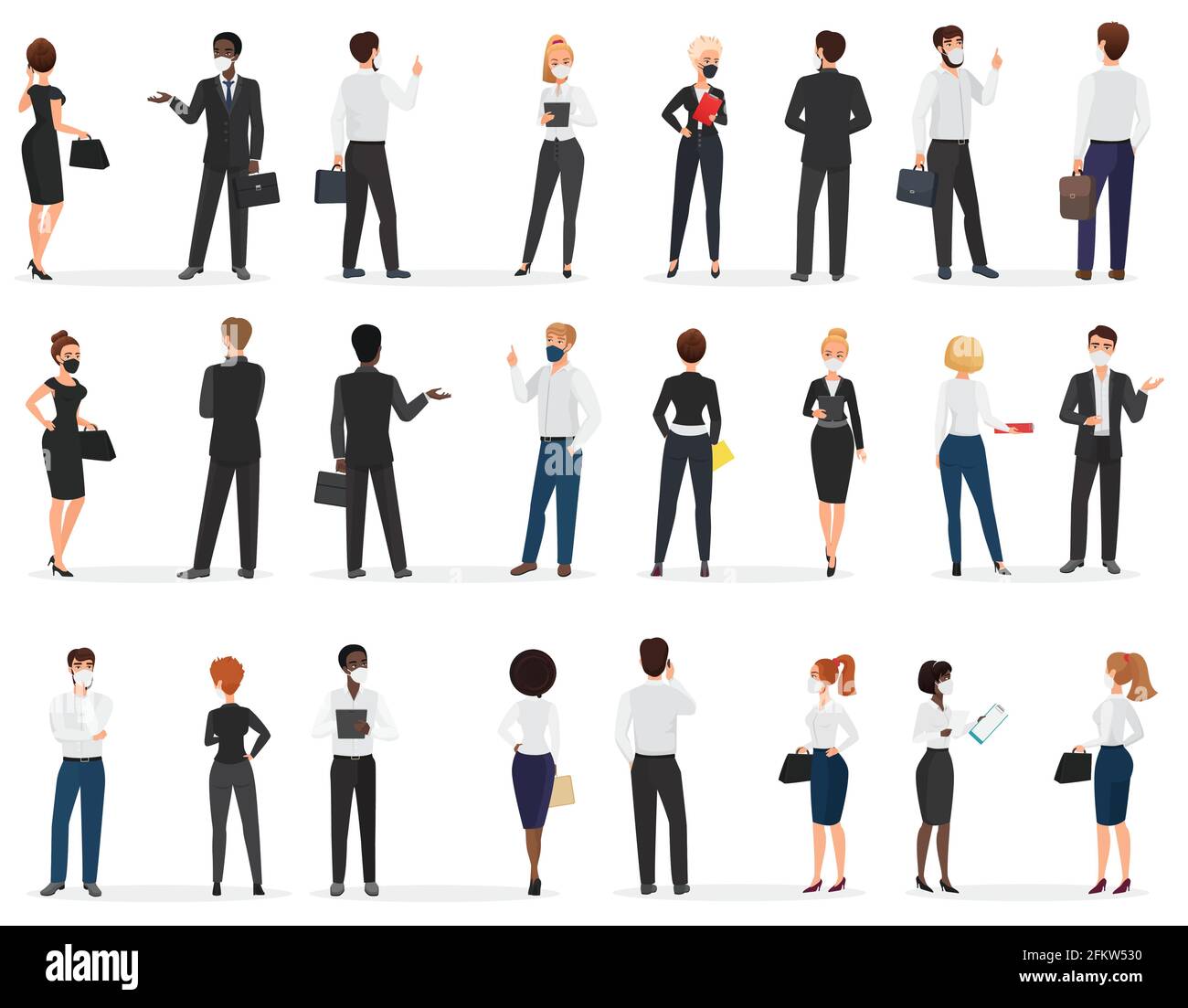 Suit business conversation in meeting Stock Vector Images - Alamy