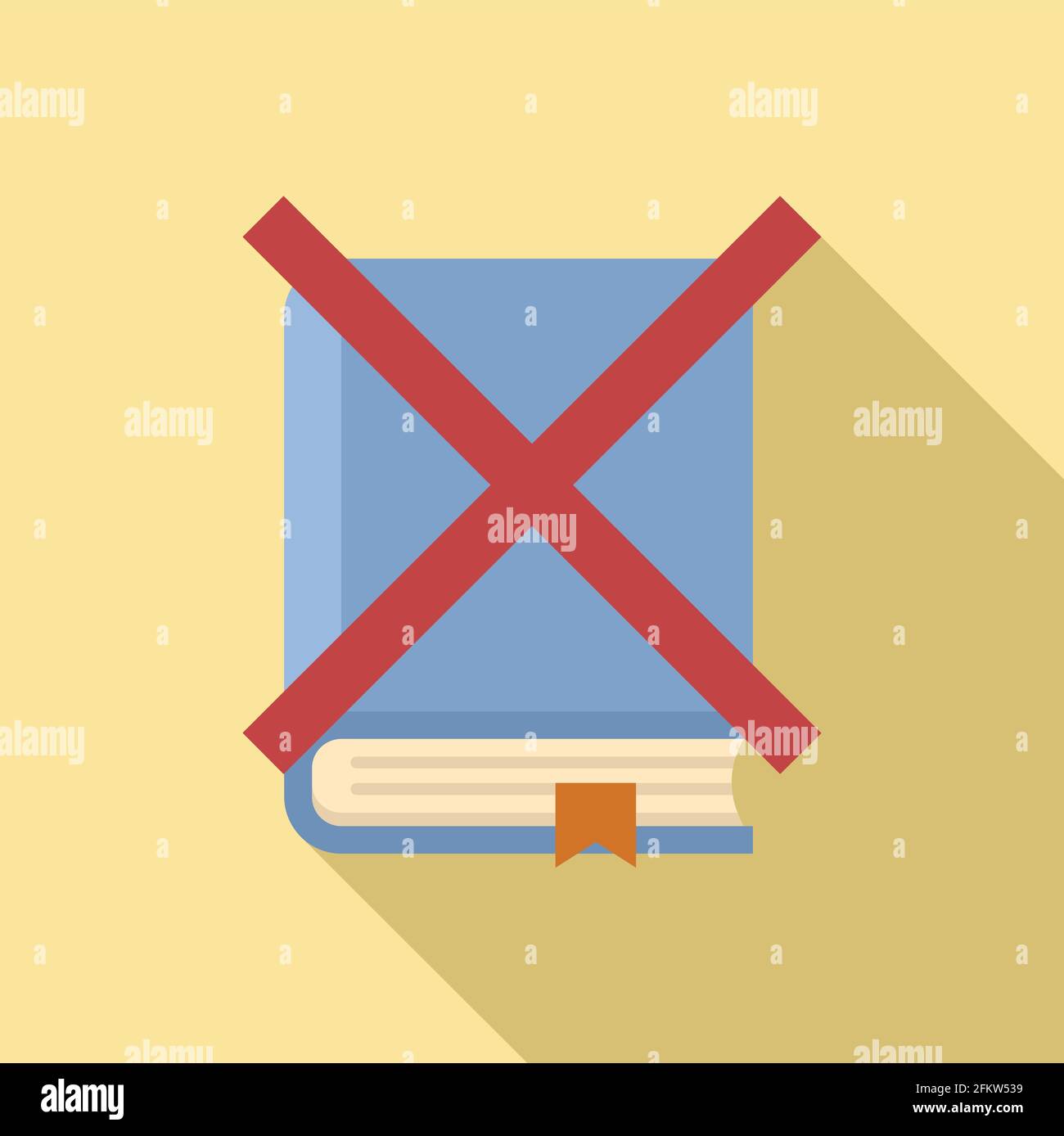 No book reading teen problem icon, flat style Stock Vector Image & Art ...