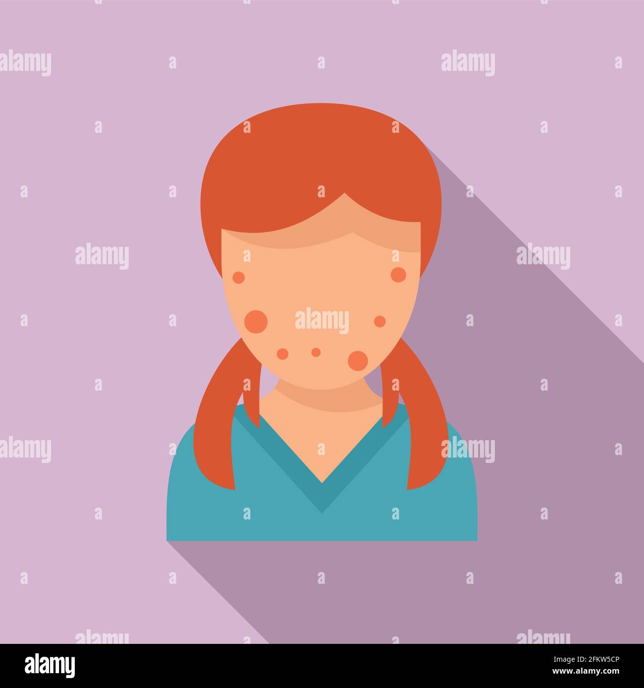 Dermatology infection spots Stock Vector Images - Alamy