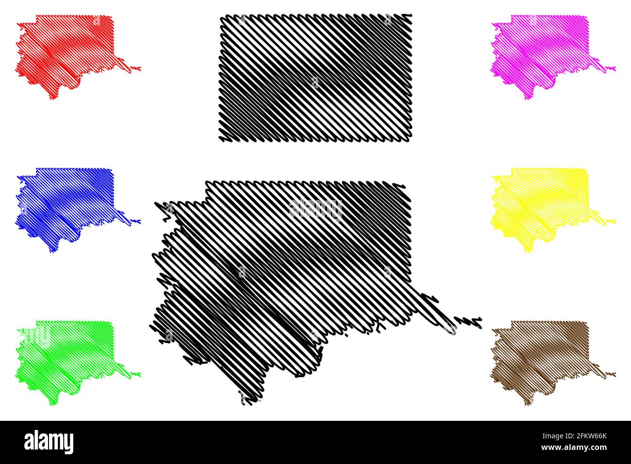 Map of beaver oklahoma Stock Vector Images - Alamy