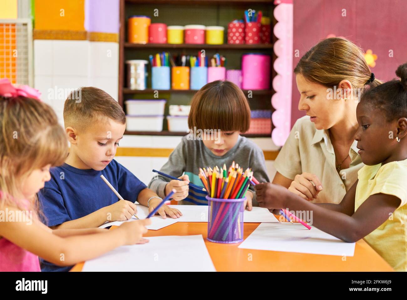 Group Of Preschoolers