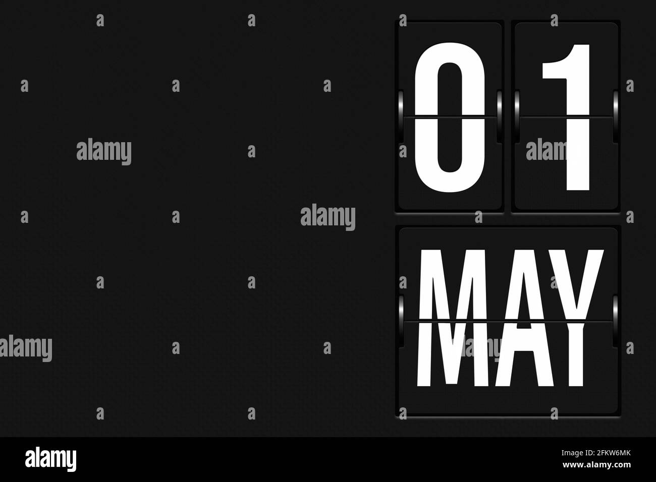 May 1st . Day 1 of month, Calendar date. Calendar in the form of a ...