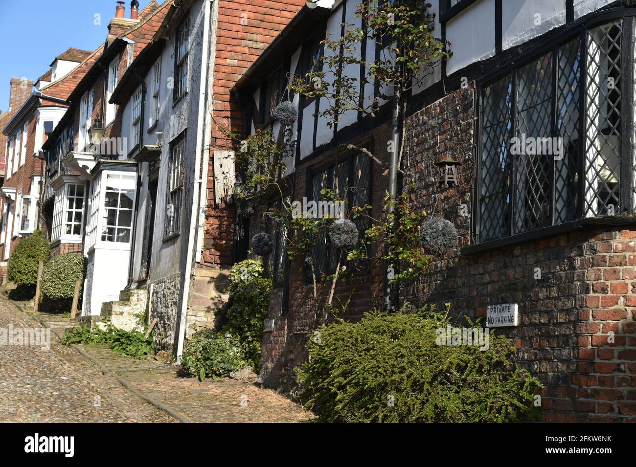 Picturesque town Rye in Sussex is a very popular tourist attraction ...