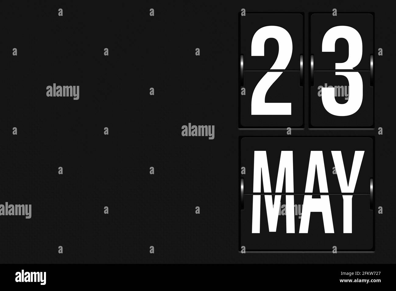 May 23rd. Day 23 of month, Calendar date. Calendar in the form of a ...