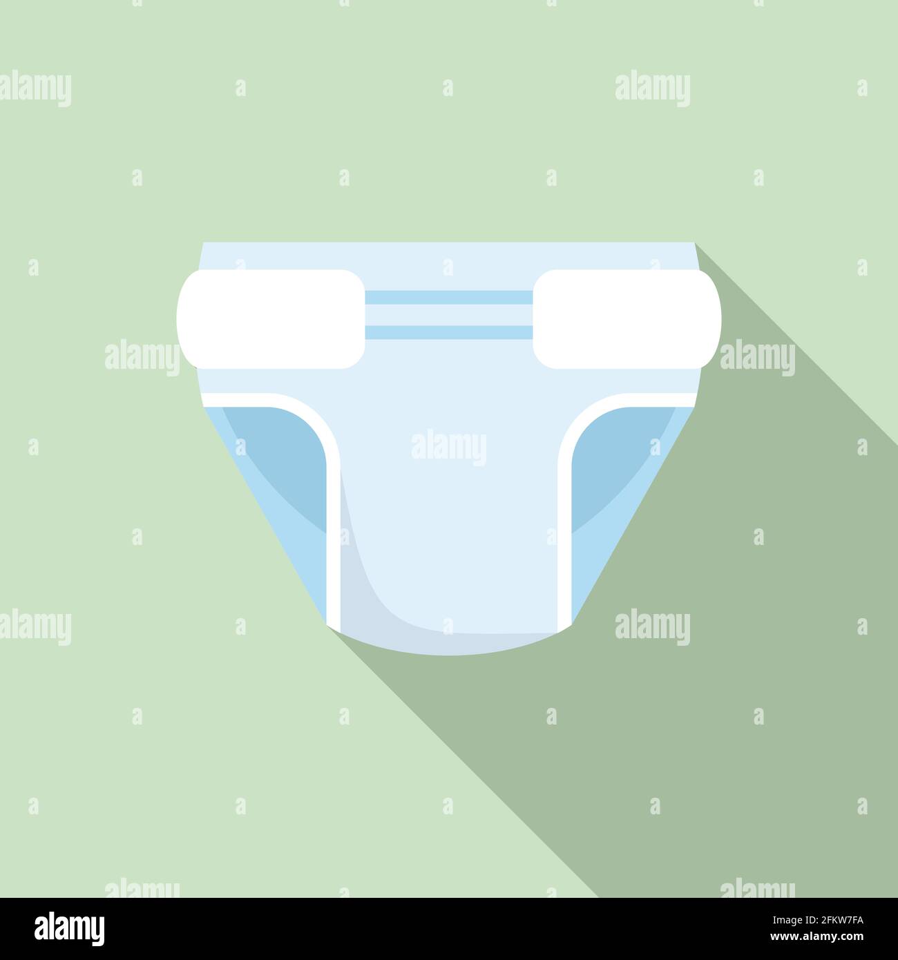 Baby boy diaper icon, flat style Stock Vector Image & Art - Alamy