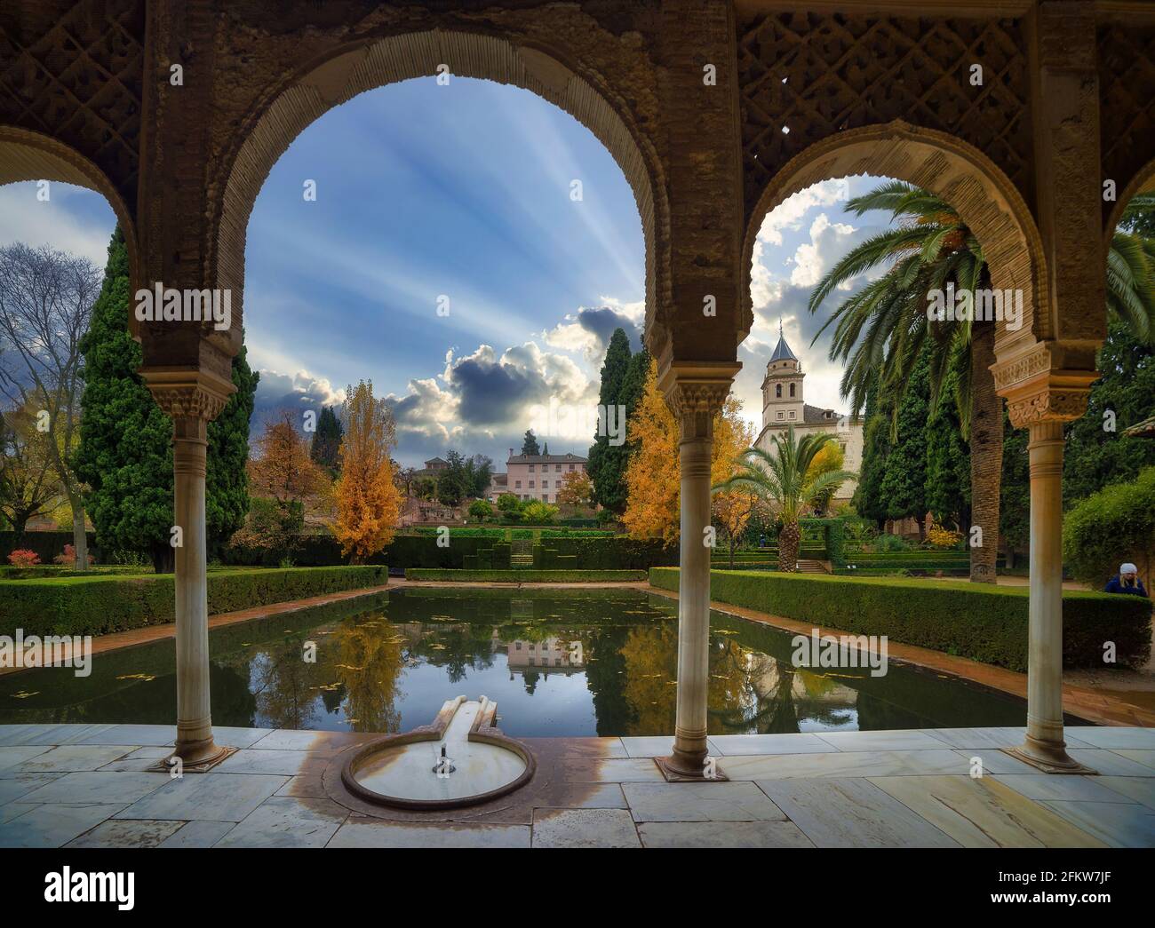 Nasrid Palaces, with gardens and the El Partal, Alhambra, UNESCO World ...