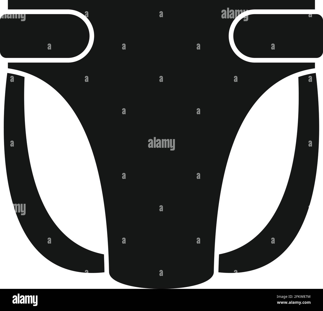 Baby boy diaper icon, simple style Stock Vector Image & Art - Alamy