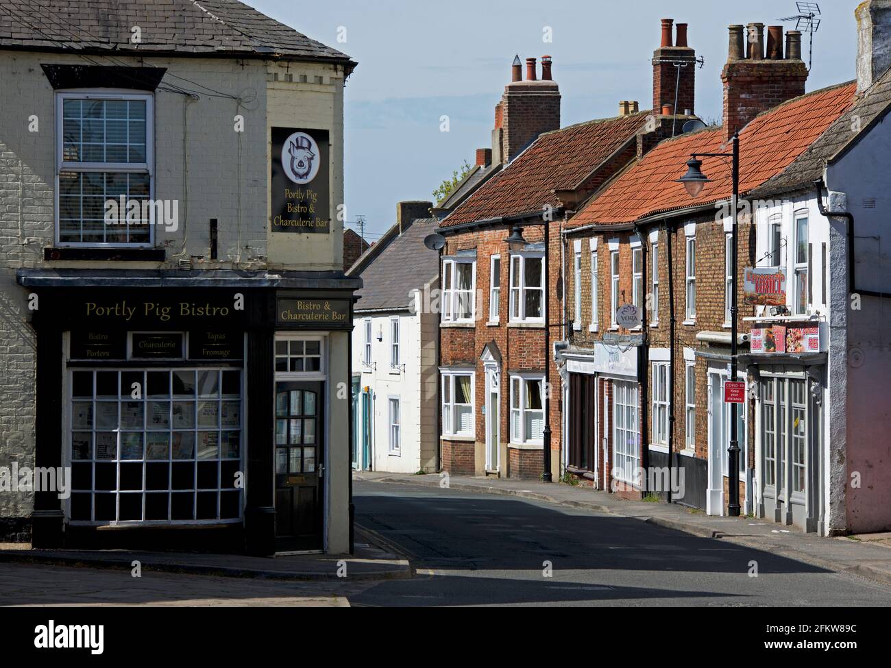 Main Street, Epworth, North Lincolnshire, England UK Stock Photo - Alamy