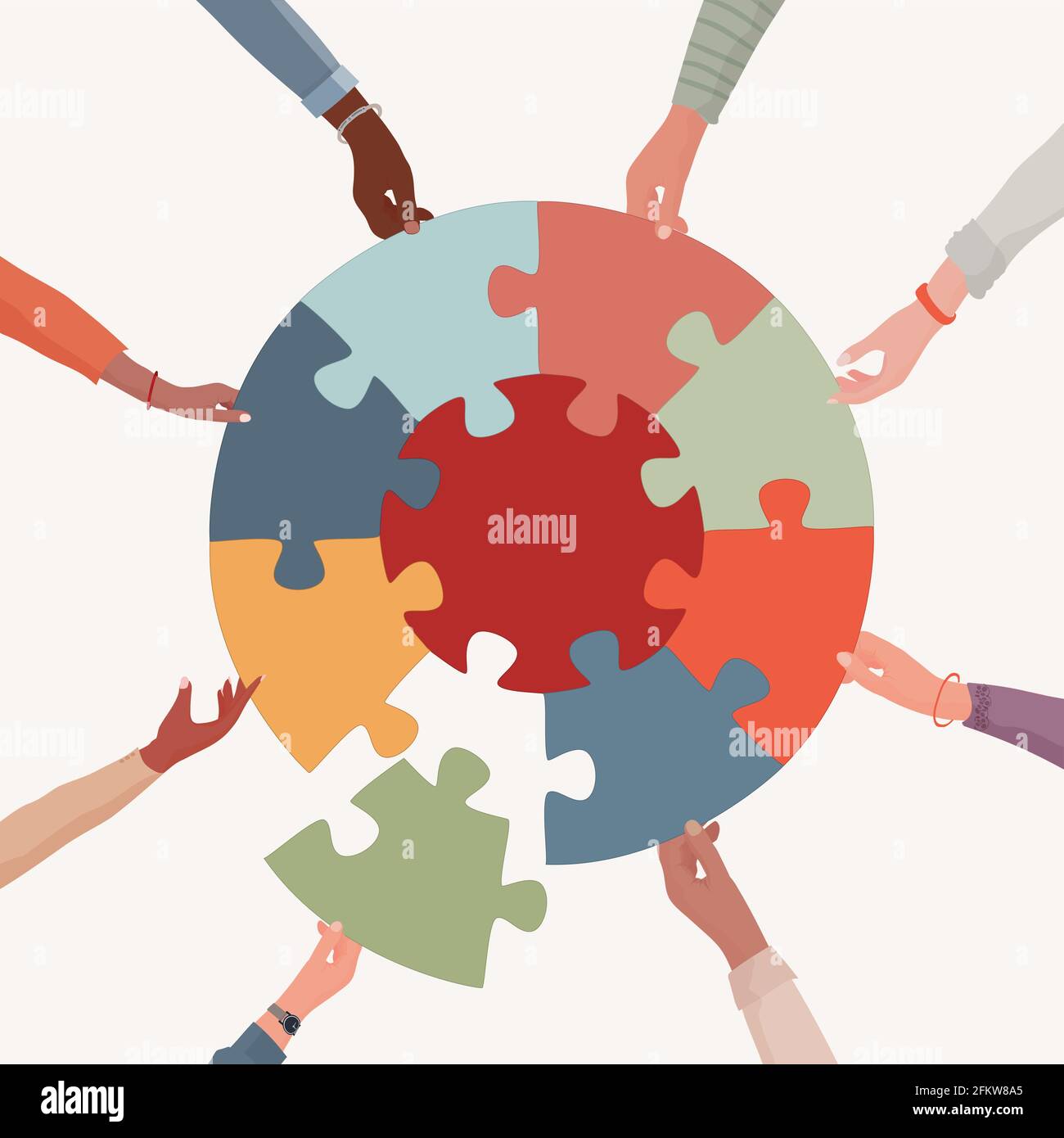 Jigsaw puzzle missing piece Stock Vector Images - Alamy