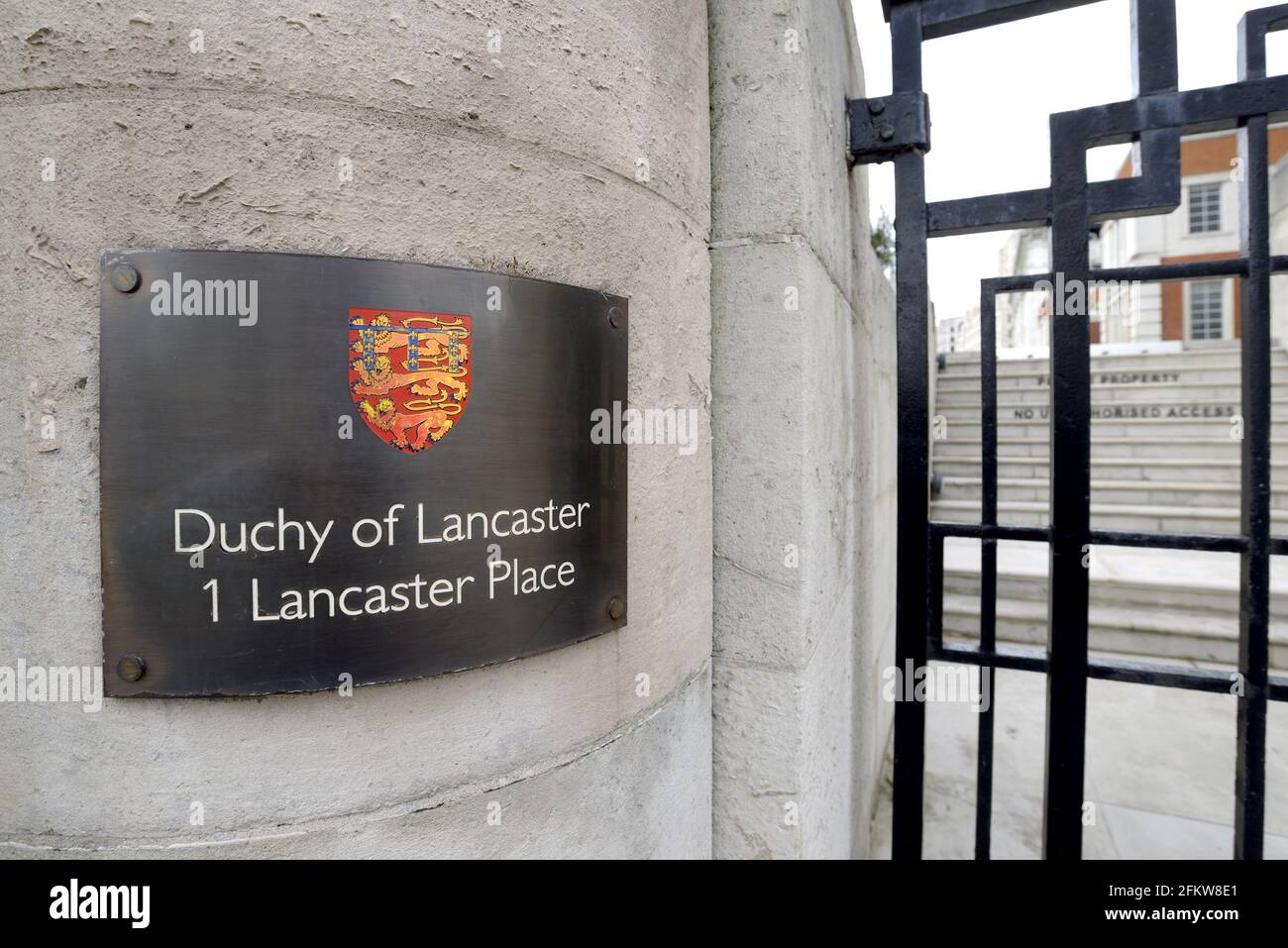 London, England, UK. Offices of the Duchy of Lancaster, 1 Lancaster ...