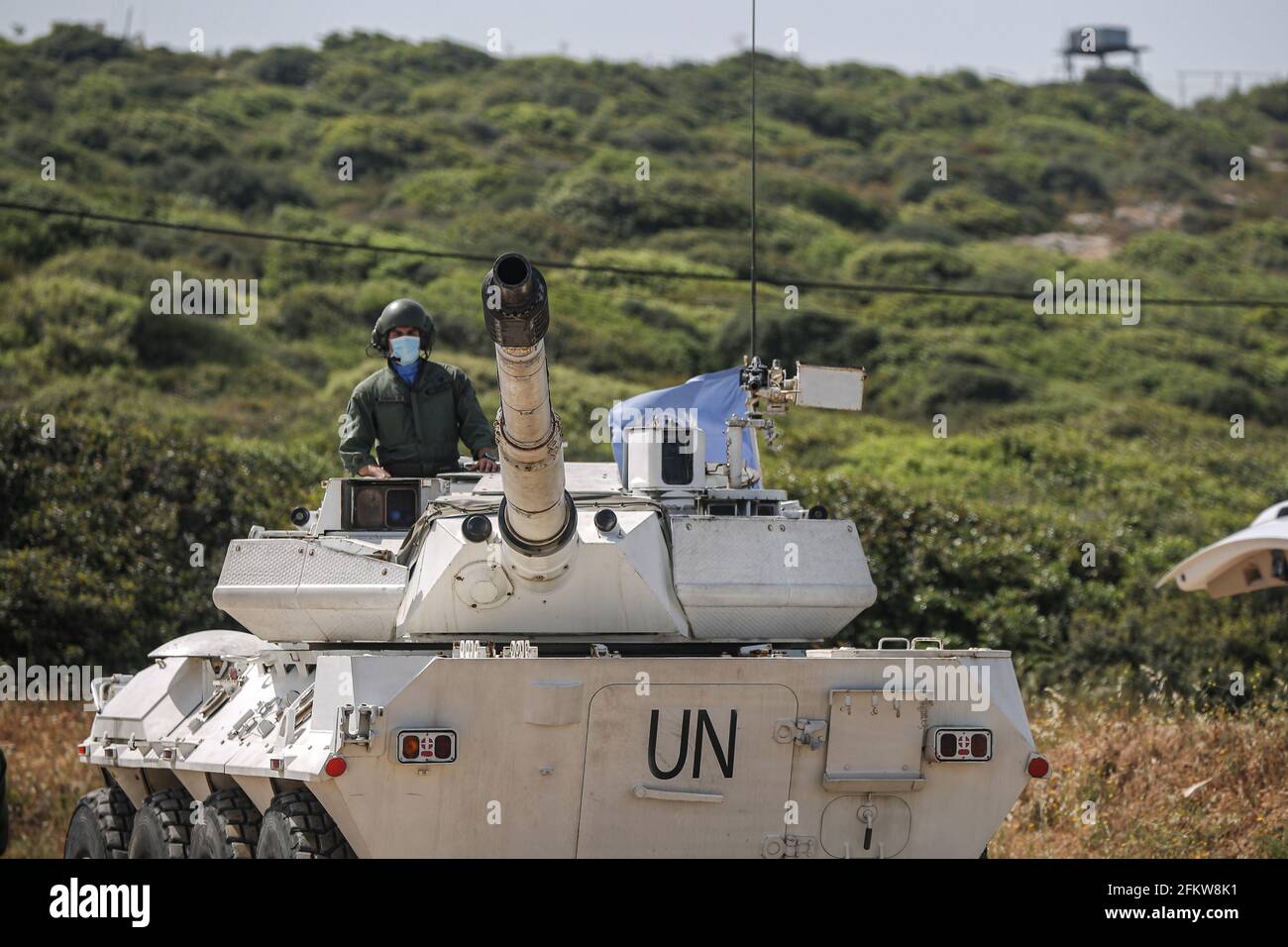 Naqoura, Lebanon. 04th May, 2021. An Italian soldier of the United ...