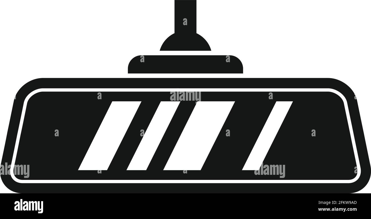 Car indoor mirror icon, simple style Stock Vector Image & Art - Alamy