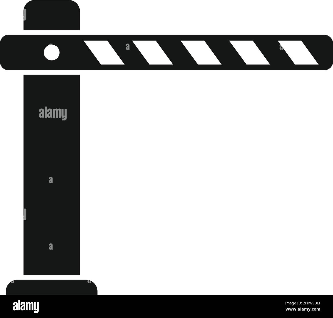 Parking barrier icon, simple style Stock Vector Image & Art - Alamy