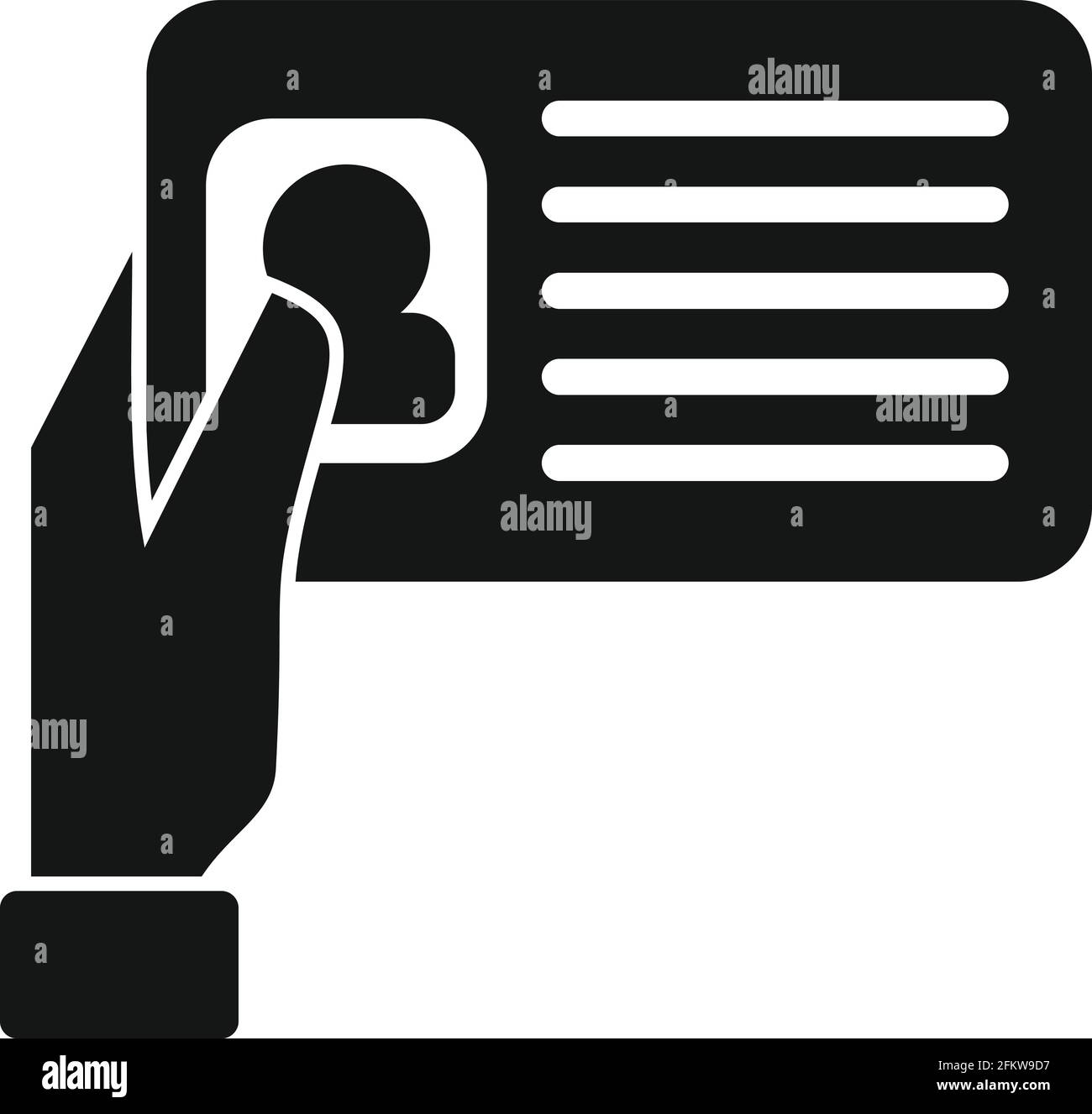 Driver license icon, simple style Stock Vector Image & Art - Alamy