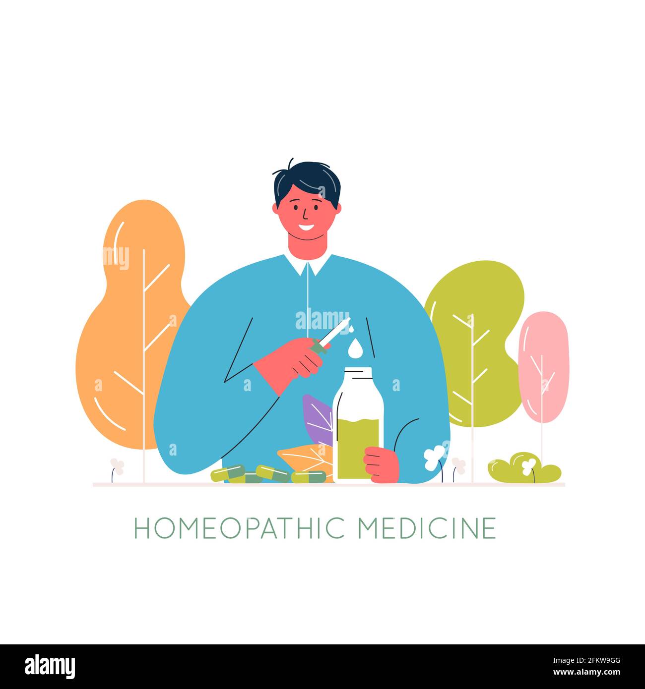 Woman alternative medicine jars hi-res stock photography and images - Alamy