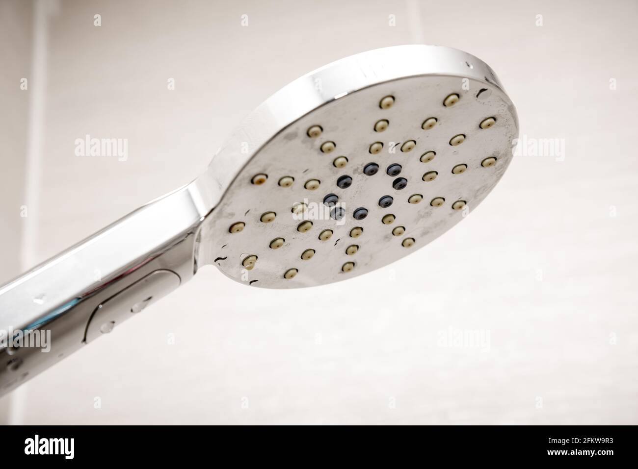 Shower head isolated on white background. Bathroom shower Stock Photo ...