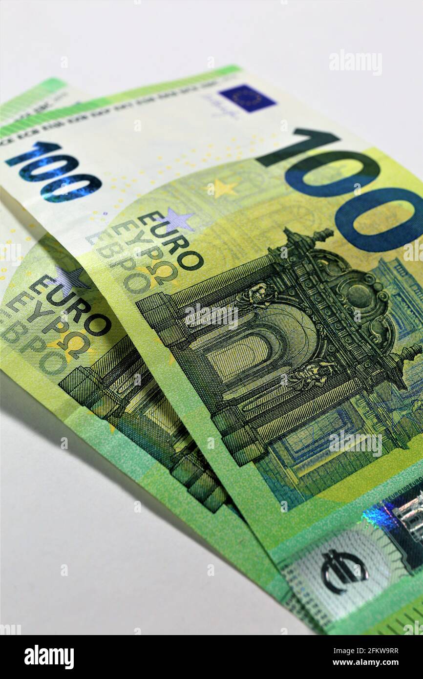 euro banknotes and coins Stock Photo - Alamy