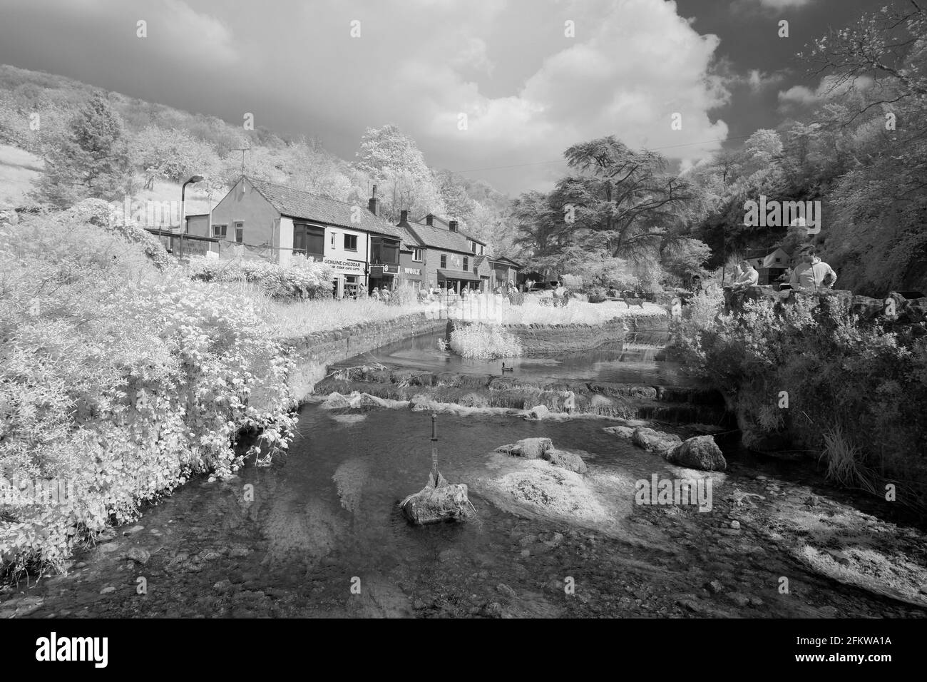 May 2021 - 720nm Infrared - The sword in the stone in the river Yeo at ...