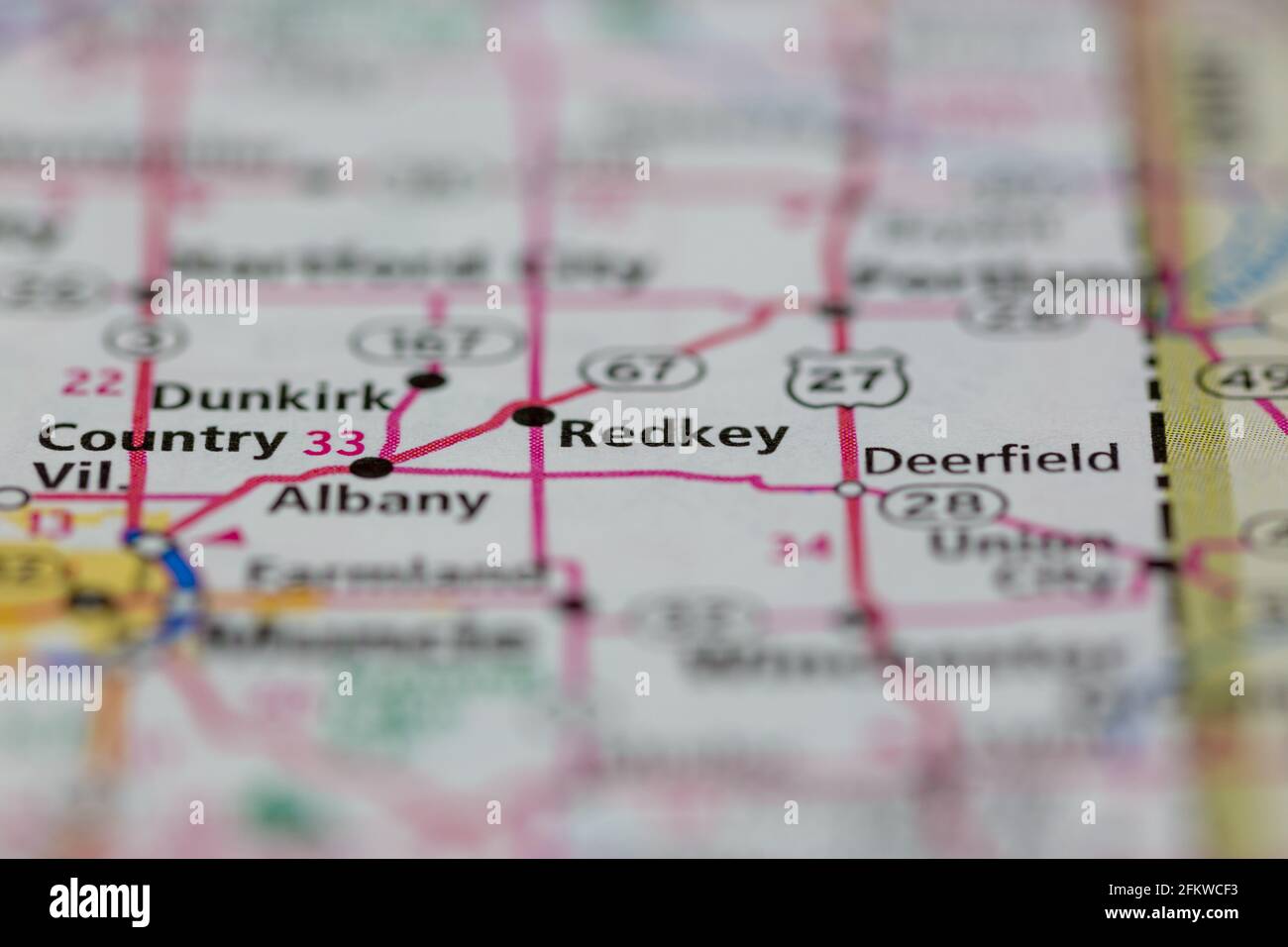Redkey indiana map hi-res stock photography and images - Alamy