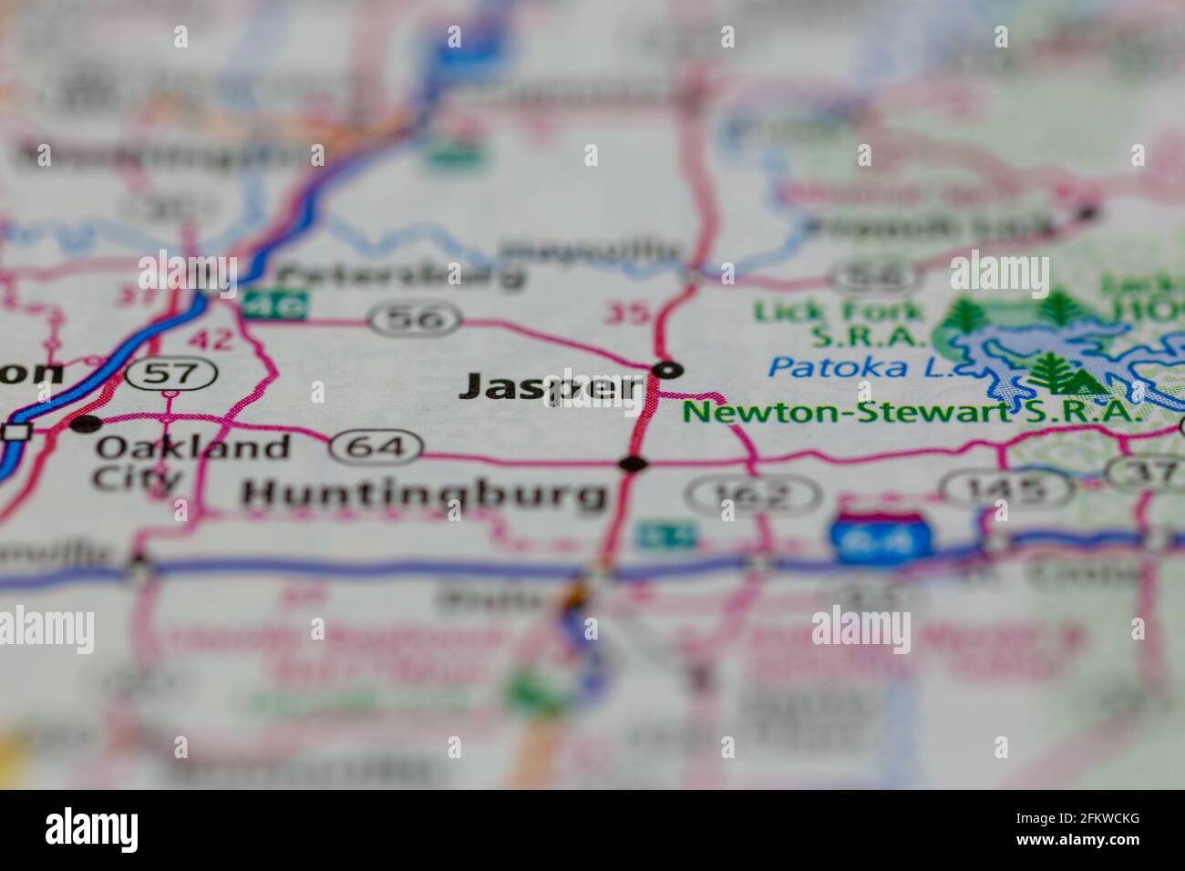 Map of jasper hi-res stock photography and images - Alamy