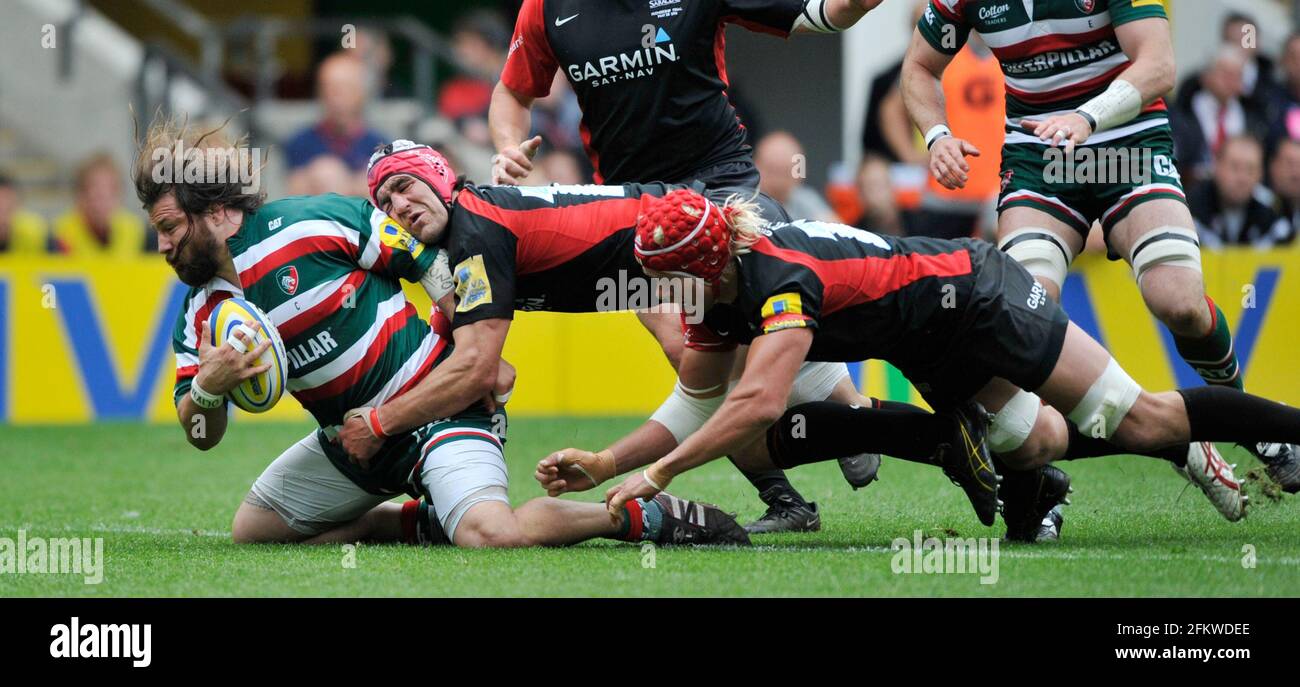 PREMIERSHIP AT TWICKENHAM LEICESTER V SARACENS. CASTROGIOVANNI. 28/5 ...