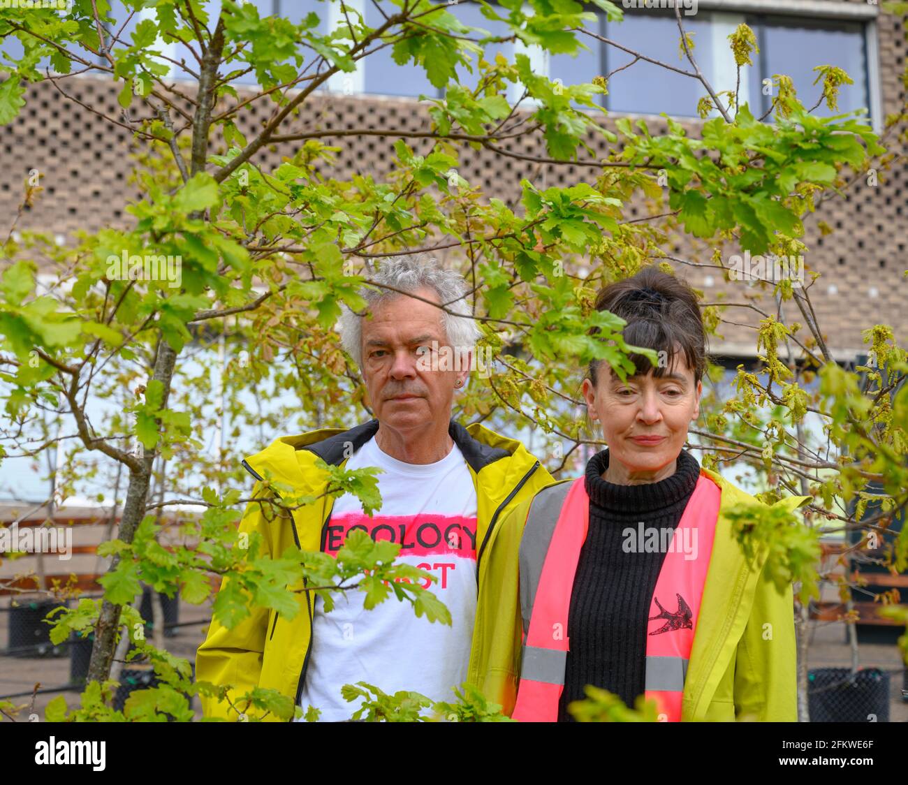 Tate Modern, London, UK. 4 May 2021. British activist artists Ackroyd ...
