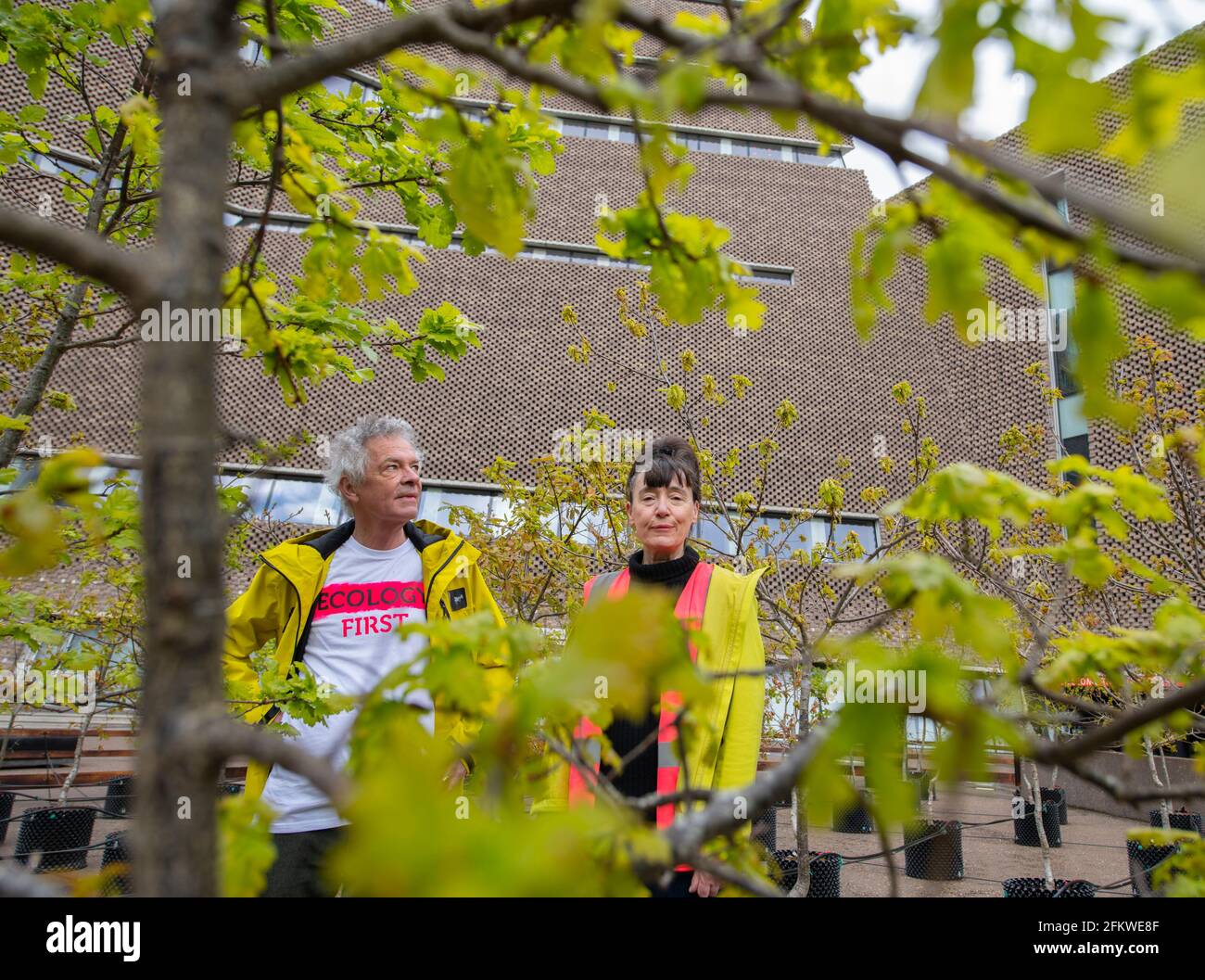 Tate Modern, London, UK. 4 May 2021. British activist artists Ackroyd ...