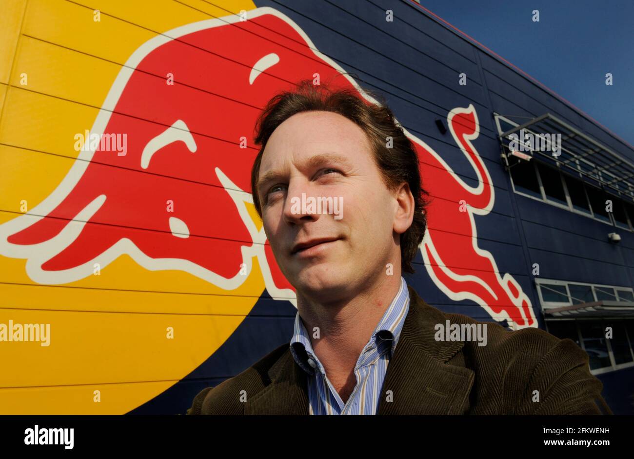 Christian Horner Team Principal of the Red Bull F1 Racing Team at their ...