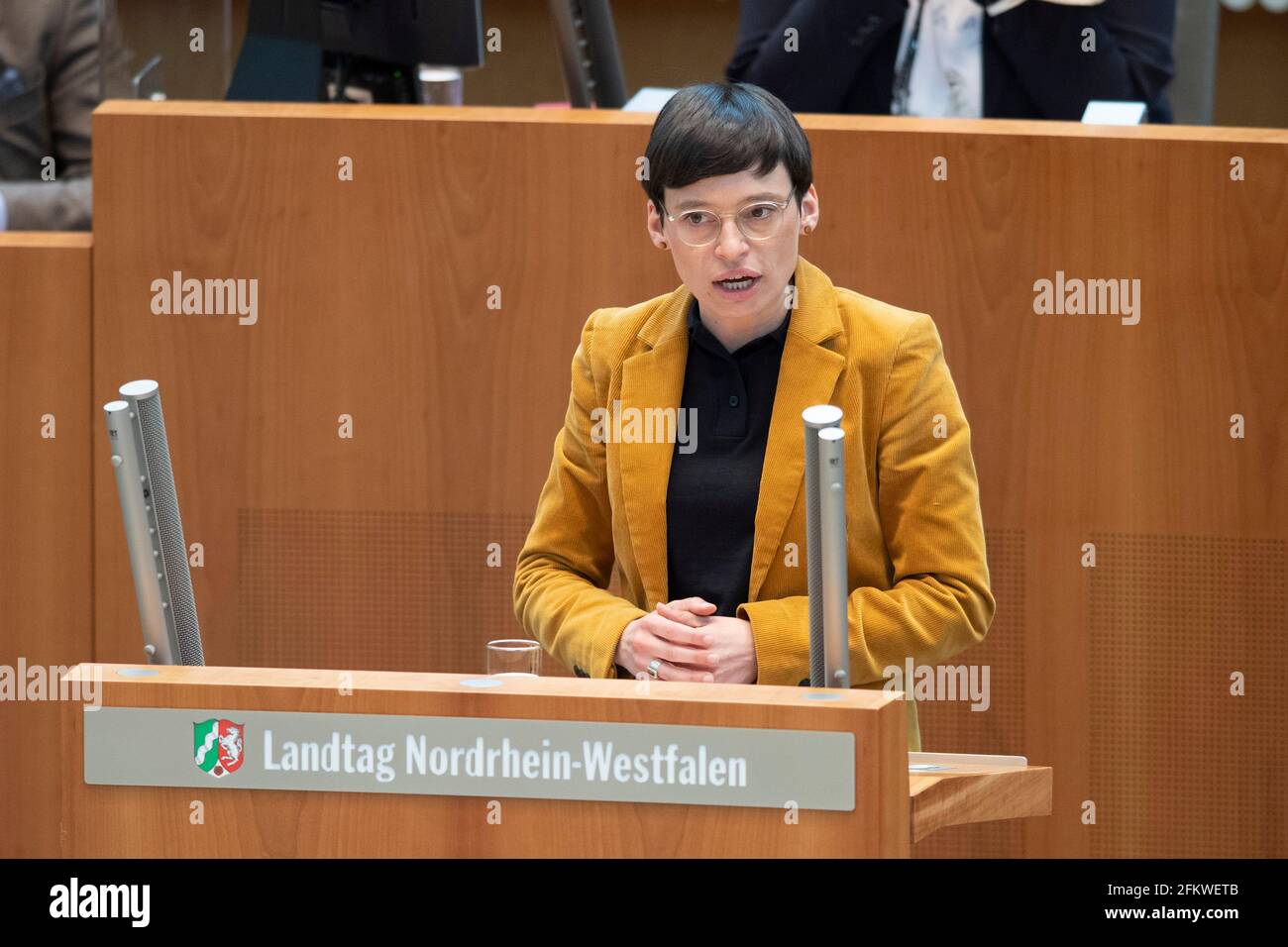 Josefine PAUL, parliamentary group Buendnis 90 / Die Gruenen, in her ...