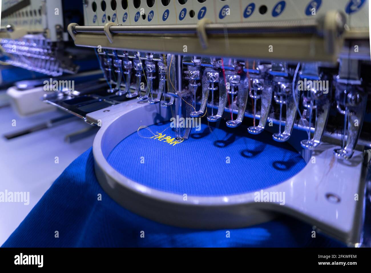 Embroidery machine needle in Textile Industry at Garment Manufacturers ...