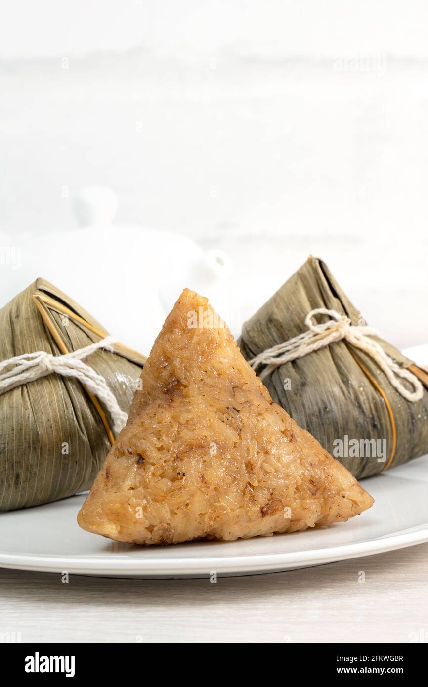Zongzi. Rice dumpling for Chinese traditional Dragon Boat Festival ...