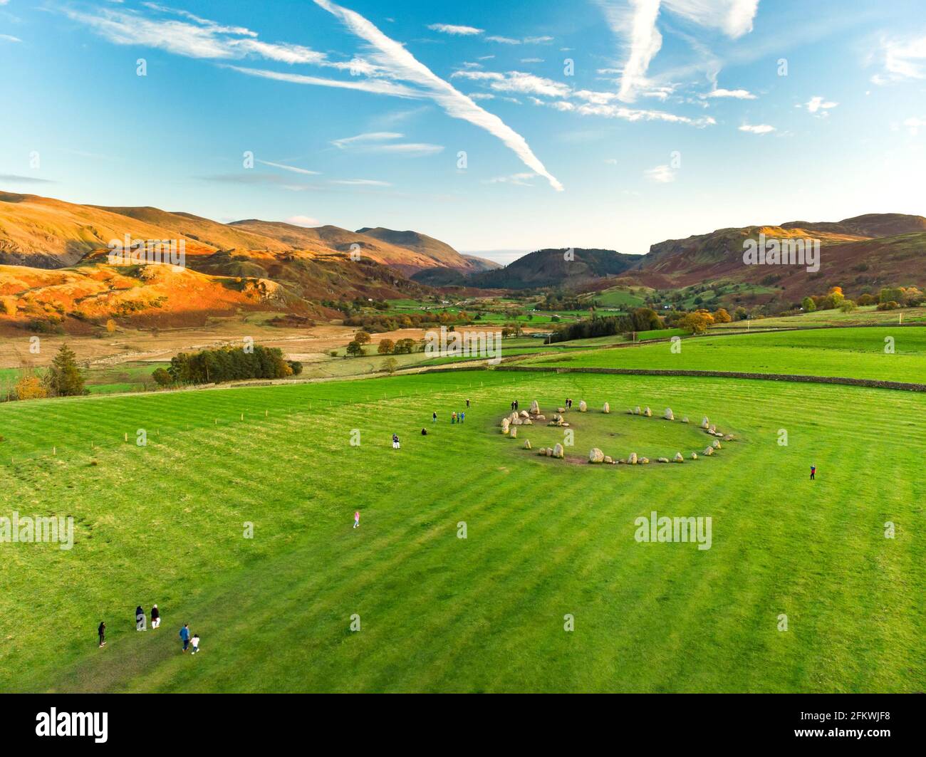 Castlerigg aerial hi-res stock photography and images - Alamy