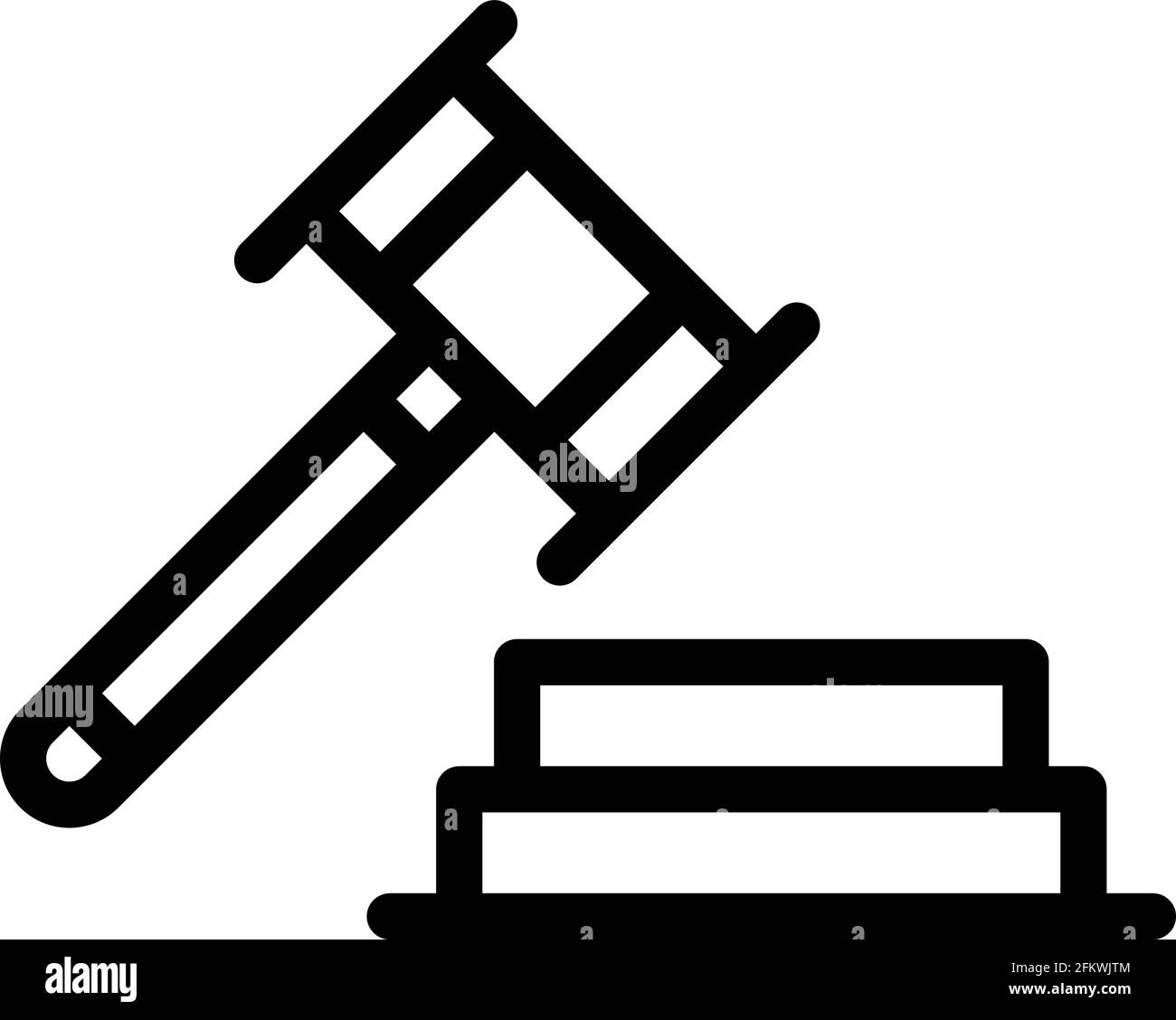 Auction icon Stock Vector Images - Alamy