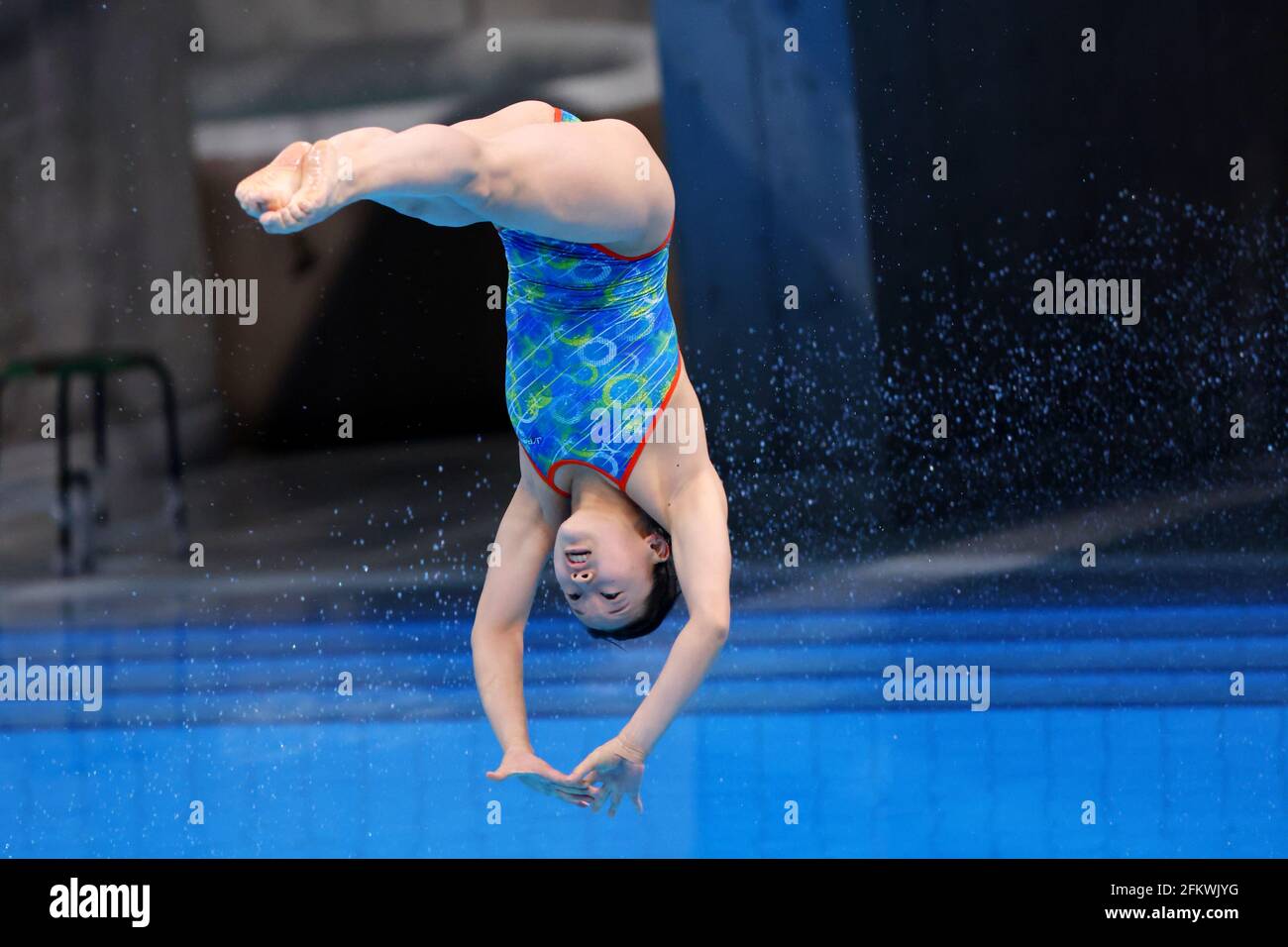 Tokyo Women's 3m Springboard Semi-final at Tokyo Aquatics Centre, Tokyo ...