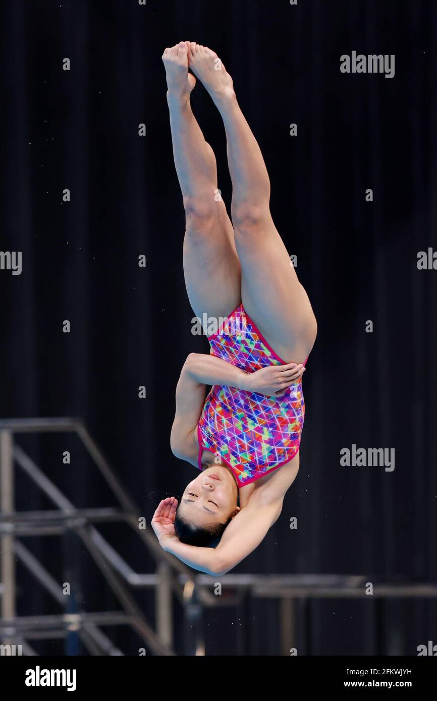 Tokyo Women's 3m Springboard Semi-final at Tokyo Aquatics Centre, Tokyo ...