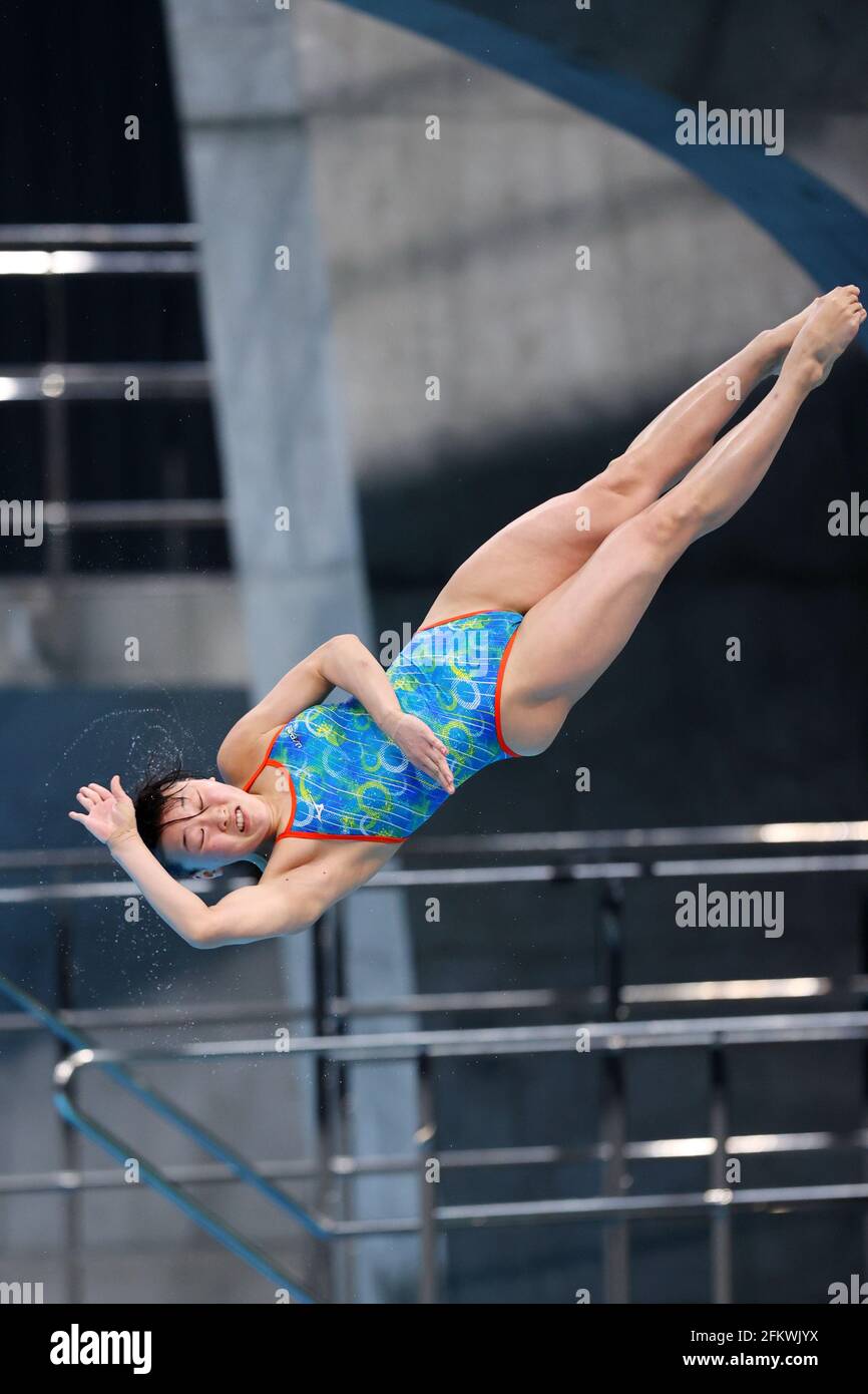 Tokyo Women's 3m Springboard Semi-final at Tokyo Aquatics Centre, Tokyo ...