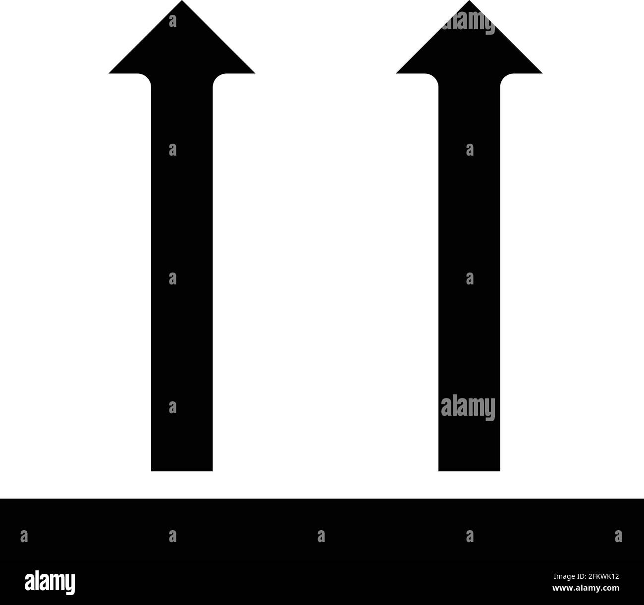 Fragile pictogram Black and White Stock Photos & Images - Alamy