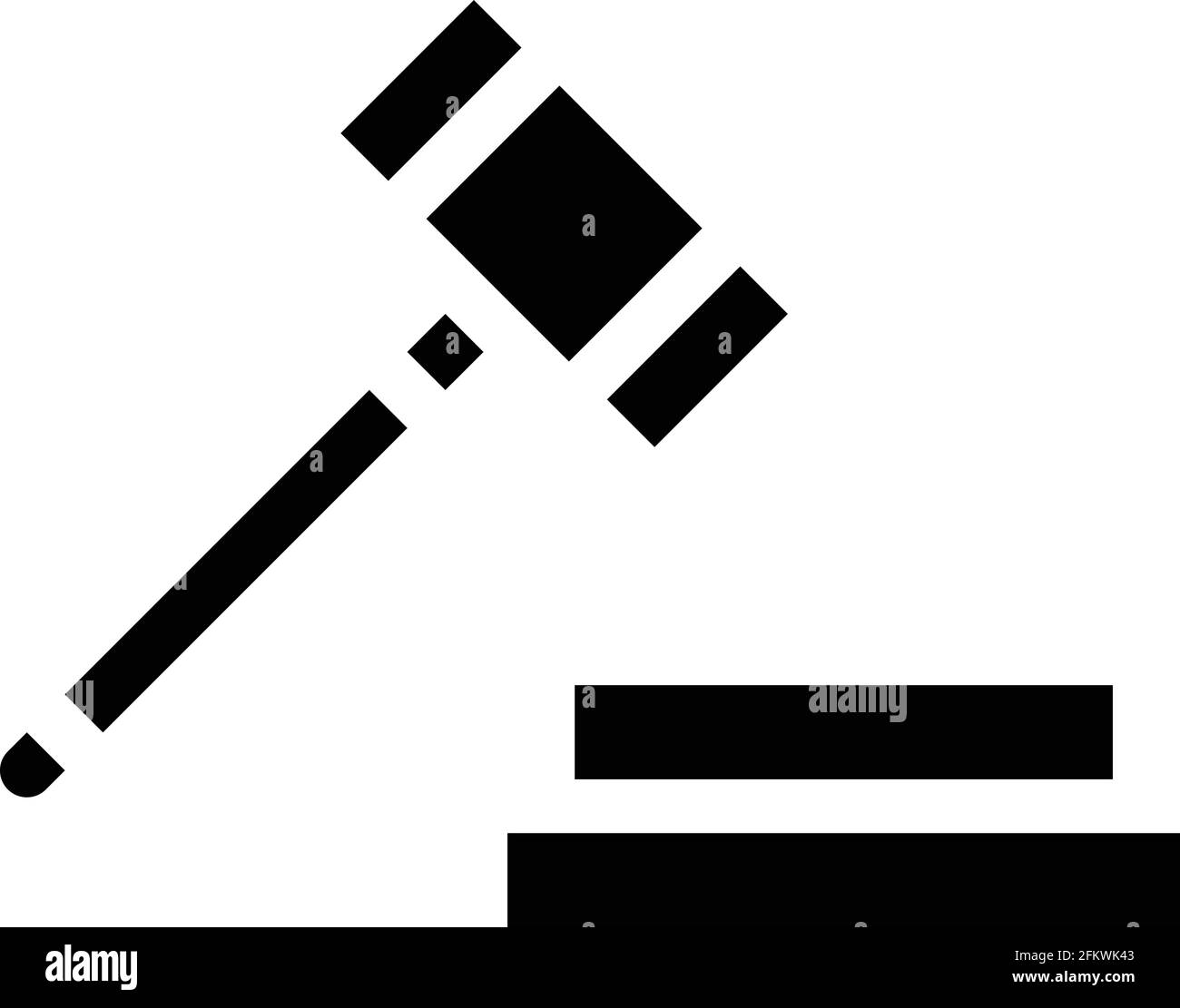 Auction icon Stock Vector Images - Alamy